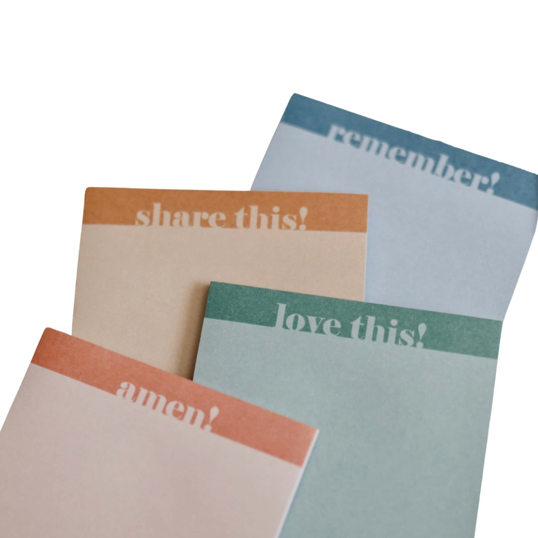 Bible Study Sticky Notes Set of 4 – I AM INTENTIONAL